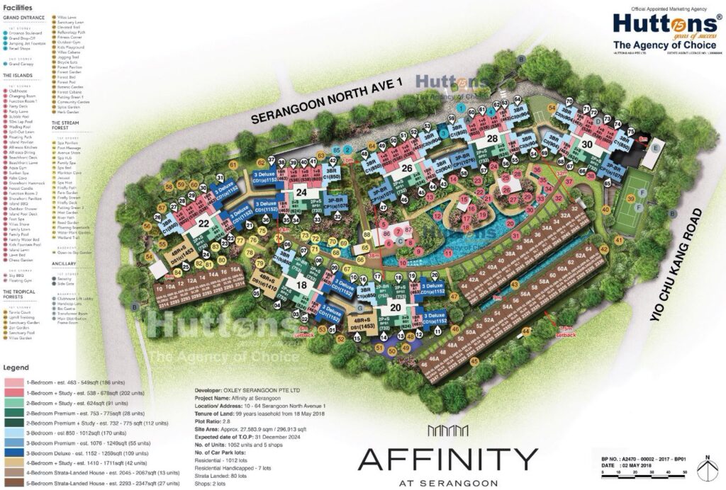 Affinity @Serangoon - 1KM to Rosyth | Buy/ Rent/ Sell
