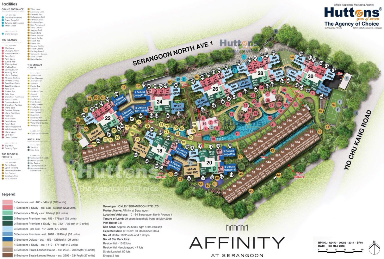 Affinity @Serangoon - 1KM to Rosyth | Buy/ Rent/ Sell