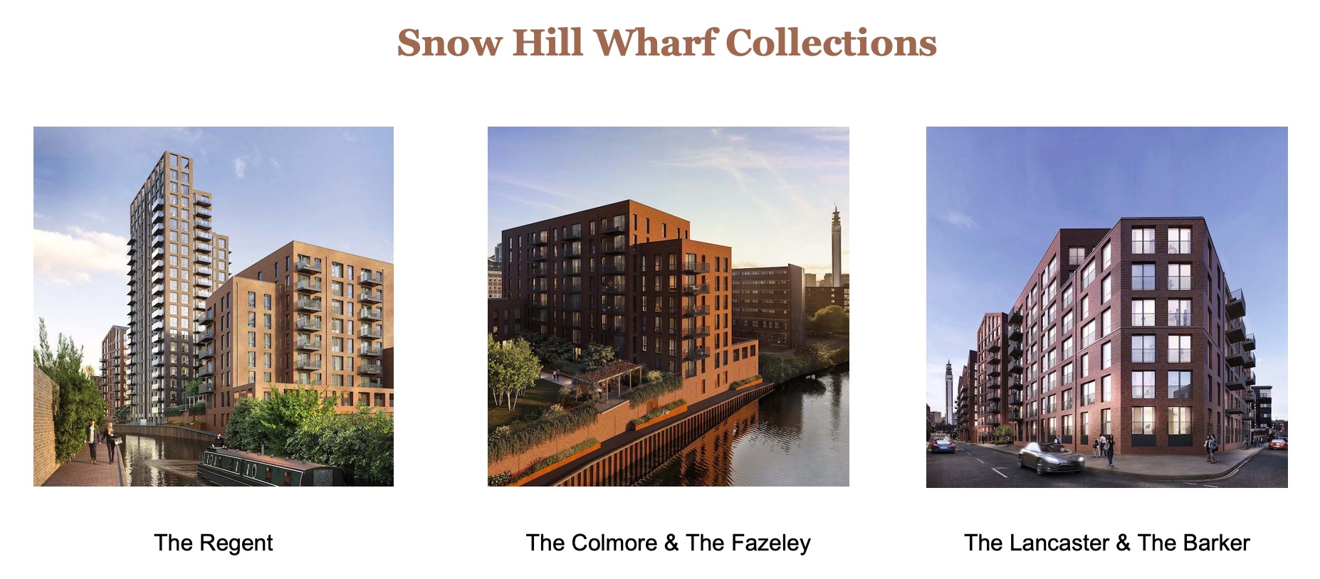Snow Hill Wharf @Birmingham: Quality CBD Living