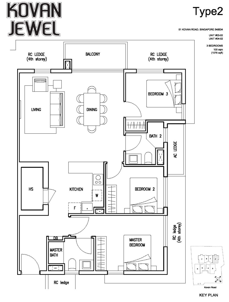 Kovan Jewel: Freehold 4 mins walk to MRT. Just TOP!