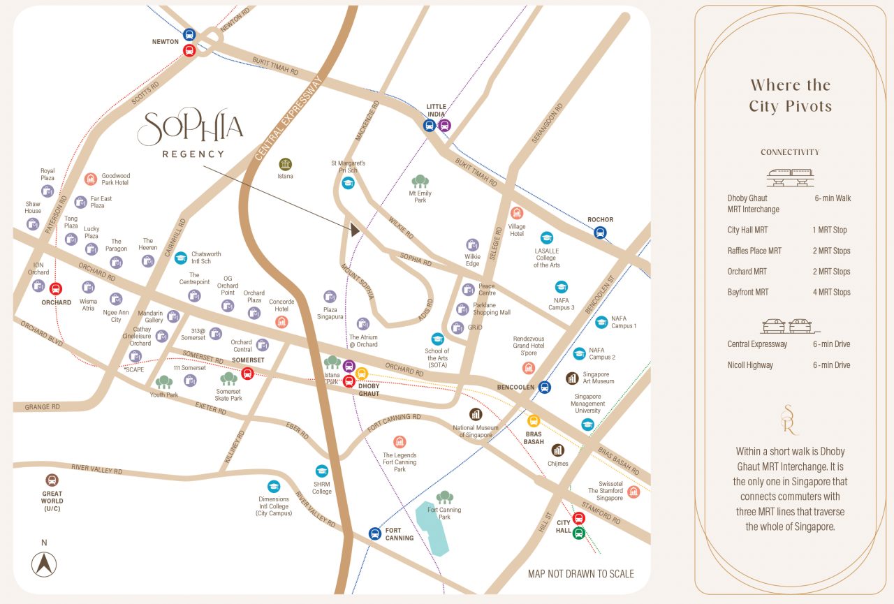 Sophia Regency: Freehold Residences Near Dhoby Ghaut