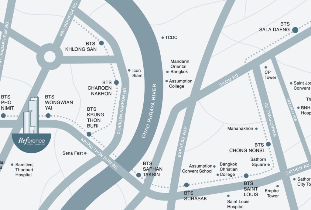 Reference Sathorn-WongWianYai: Bangkok Condos, 130m to BTS
